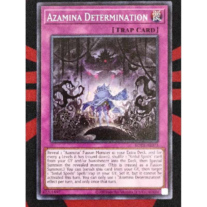 YUGIOH KONAMI ROTA-AE073 Azamina Determination (Common) | Shopee ...
