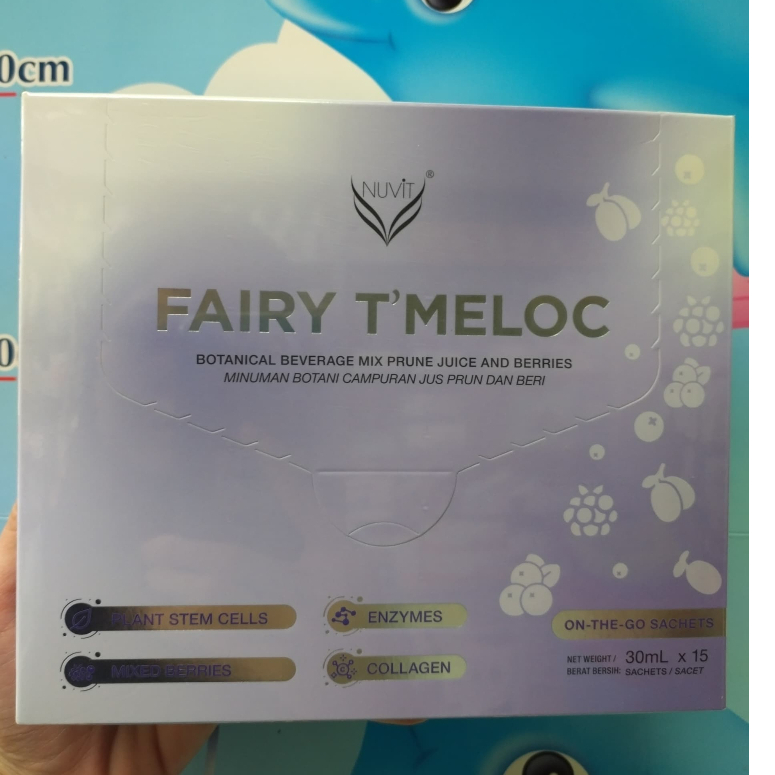 NUVIT FAIRY T'MELOC [BOTANICAL BEVERAGE MIX PRUNE JUCE & BERRIES] 30ML ...
