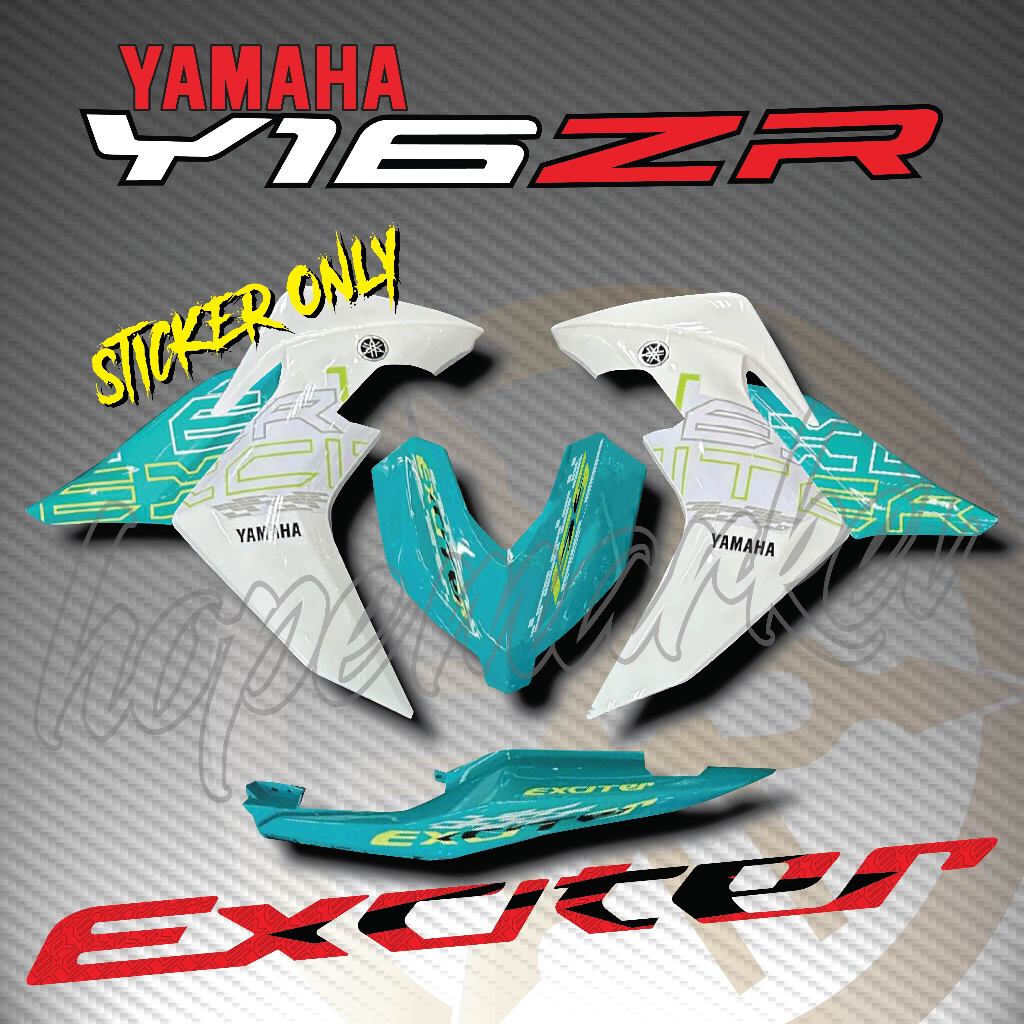 STRIPE MOTOR YAMAHA Y16 Y16ZR V1 V2 AEROX EXCITER DESIGN CUSTOM BODY ...