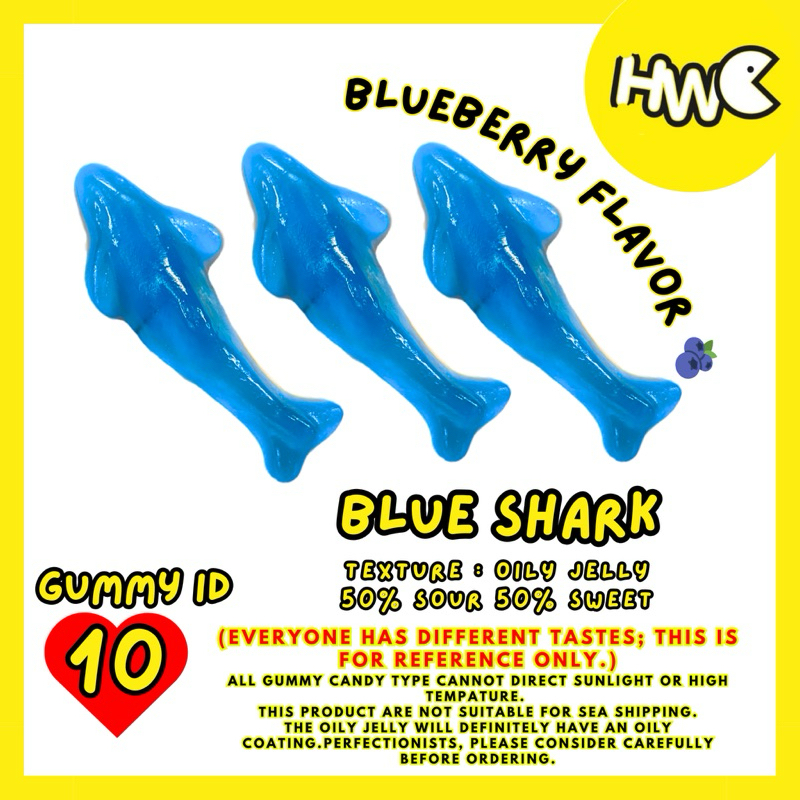 BEST SELLER! Blue Shark Sweets Gummy Candy Haribo Bebeto gulagula ...