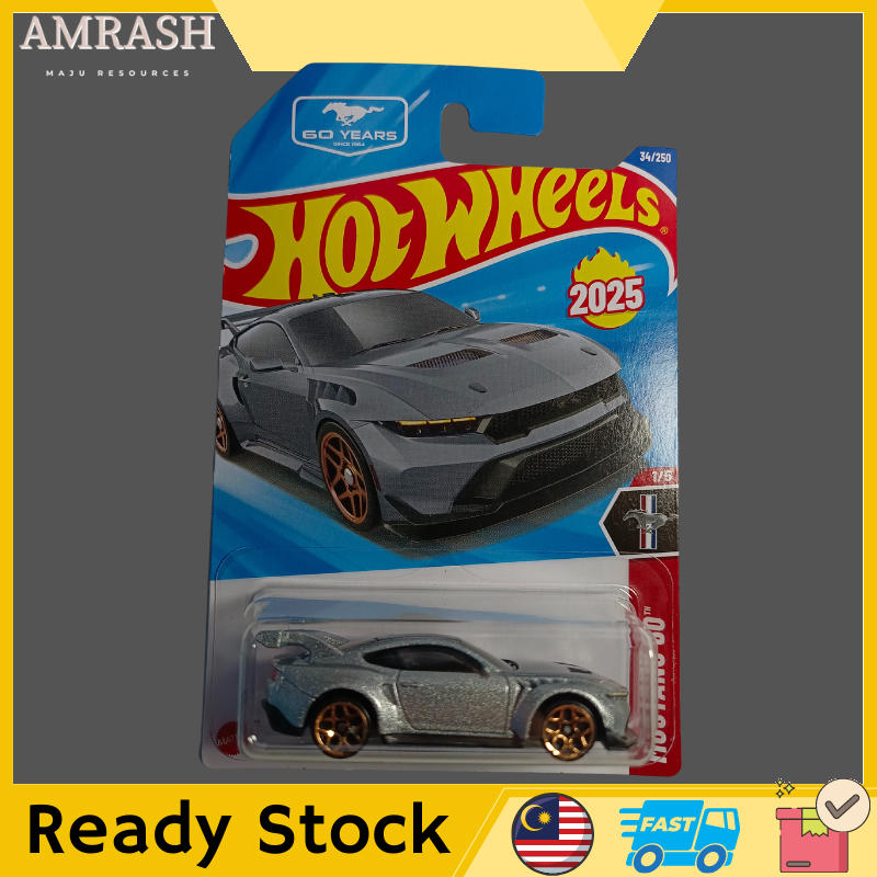 Hotwheels Ford Mustang GTD Polymimetic Gray Mustang 60th (Standard Card ...