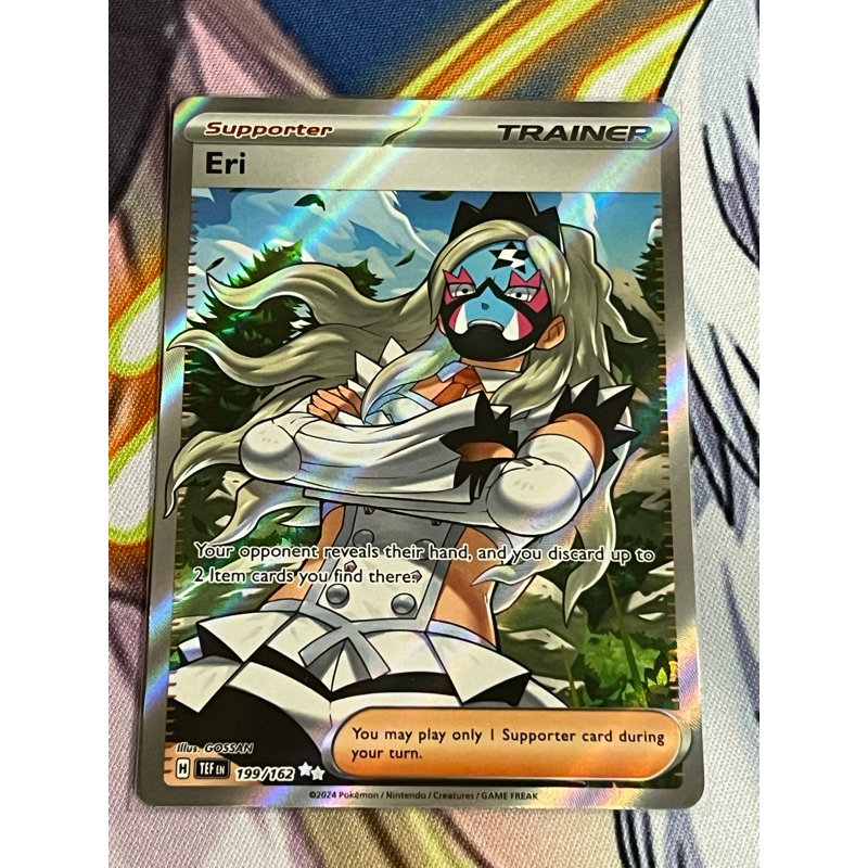 Pokemon TCG SV05 Temporal Forces - Eri - 199/162 - Full Art Secret ...