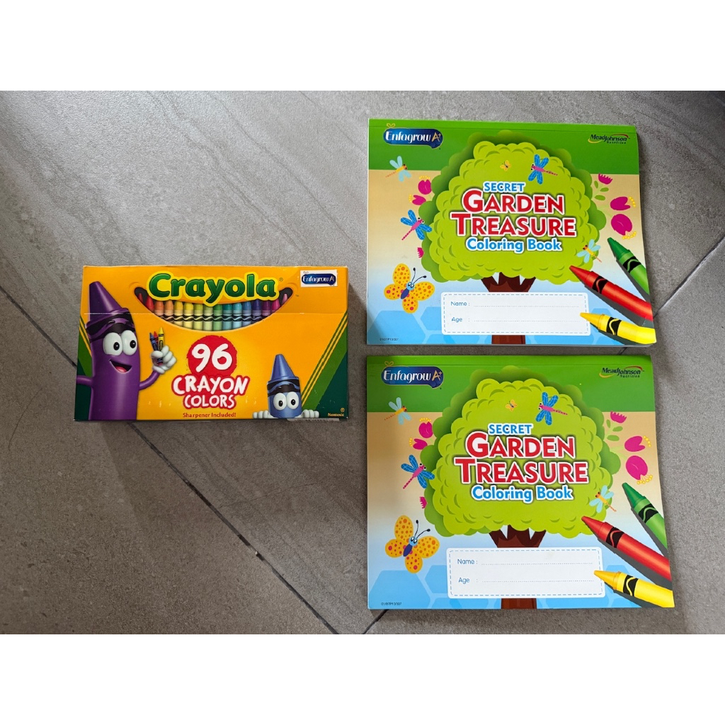Crayola Crayon 96 Colors + 2 Coloring Book | Shopee Philippines