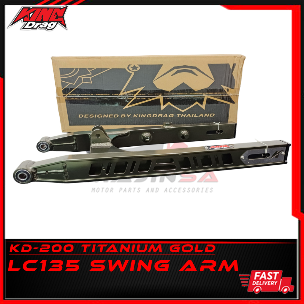 YAMAHA LC135 SWING ARM KING DRAG RACING FORGED CNC SWING ARM KD-200 ...