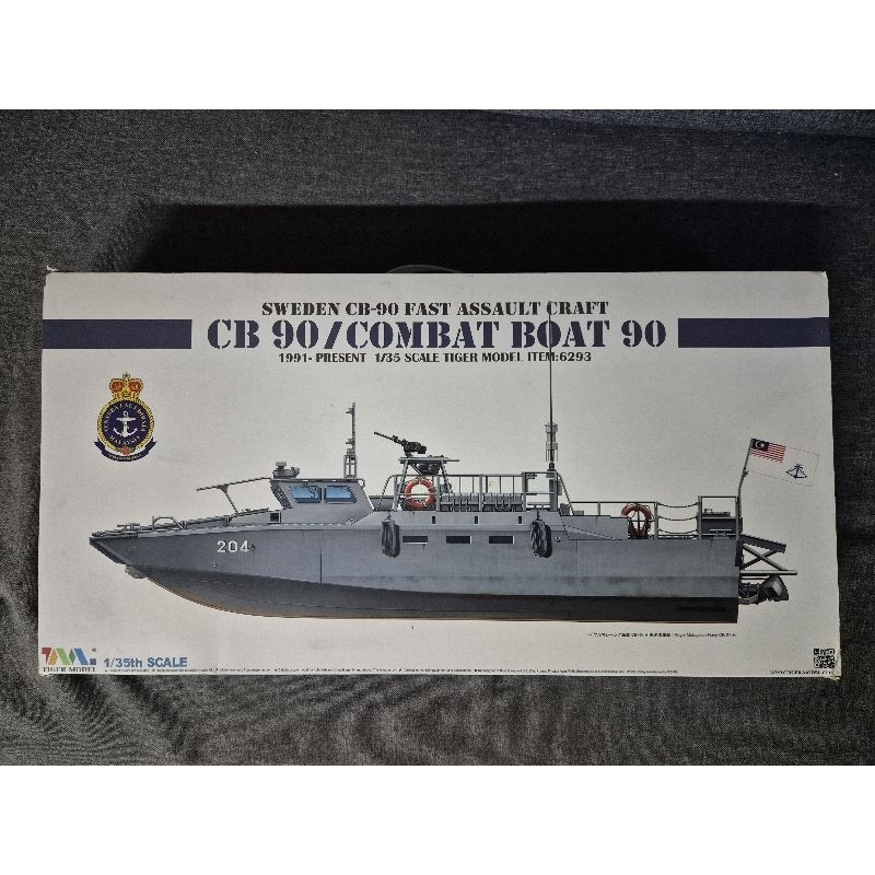 Plastic model kit TLDM Navy CB90-class fast assault craft 1:35 scale ...