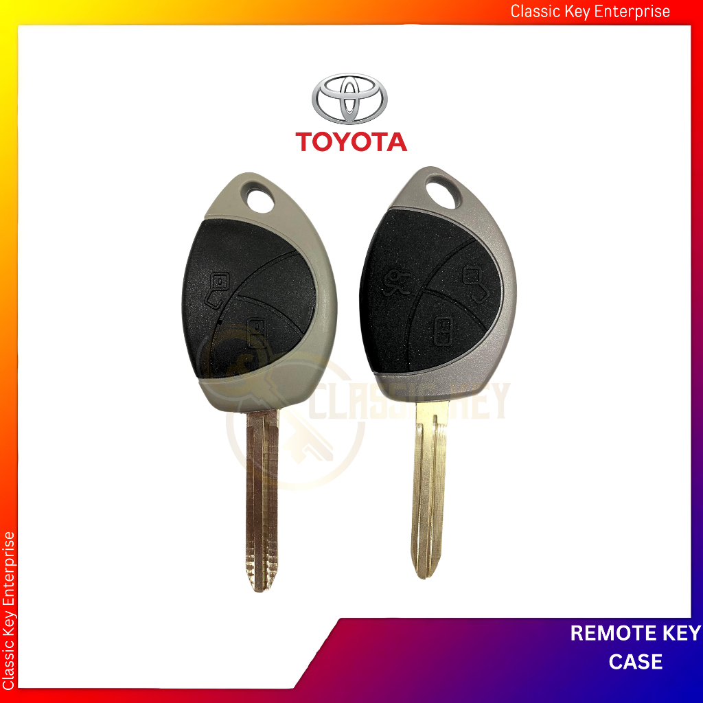 Toyota Key With Remote Casing 2 / 3 Button Innova Hilux | Shopee ...
