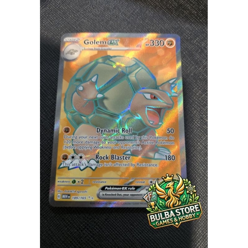 Golem Ex 189/165 SV3.5 MEW Pokemon 151 Pokémon TCG Card Game Scarlet ...