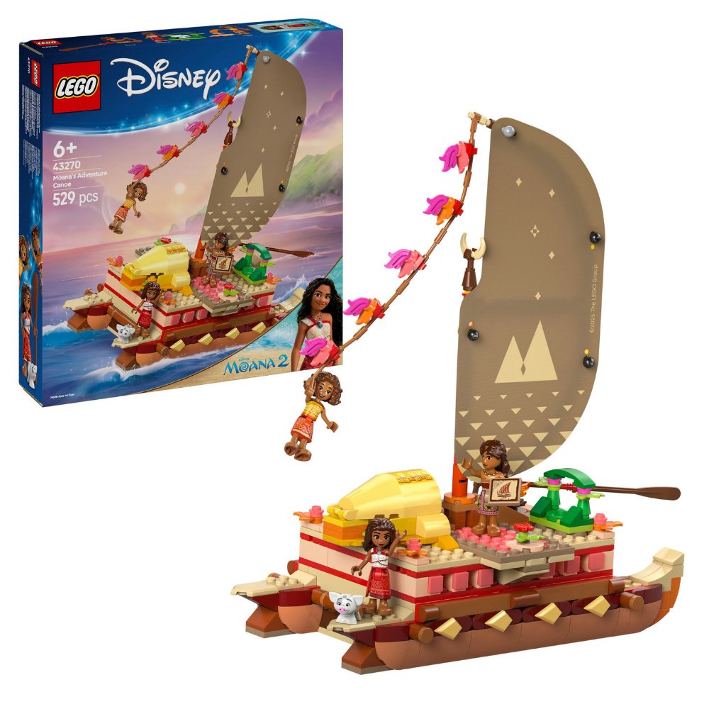 LEGO 43270 Disney Moana’s Adventure Canoe | Shopee Philippines