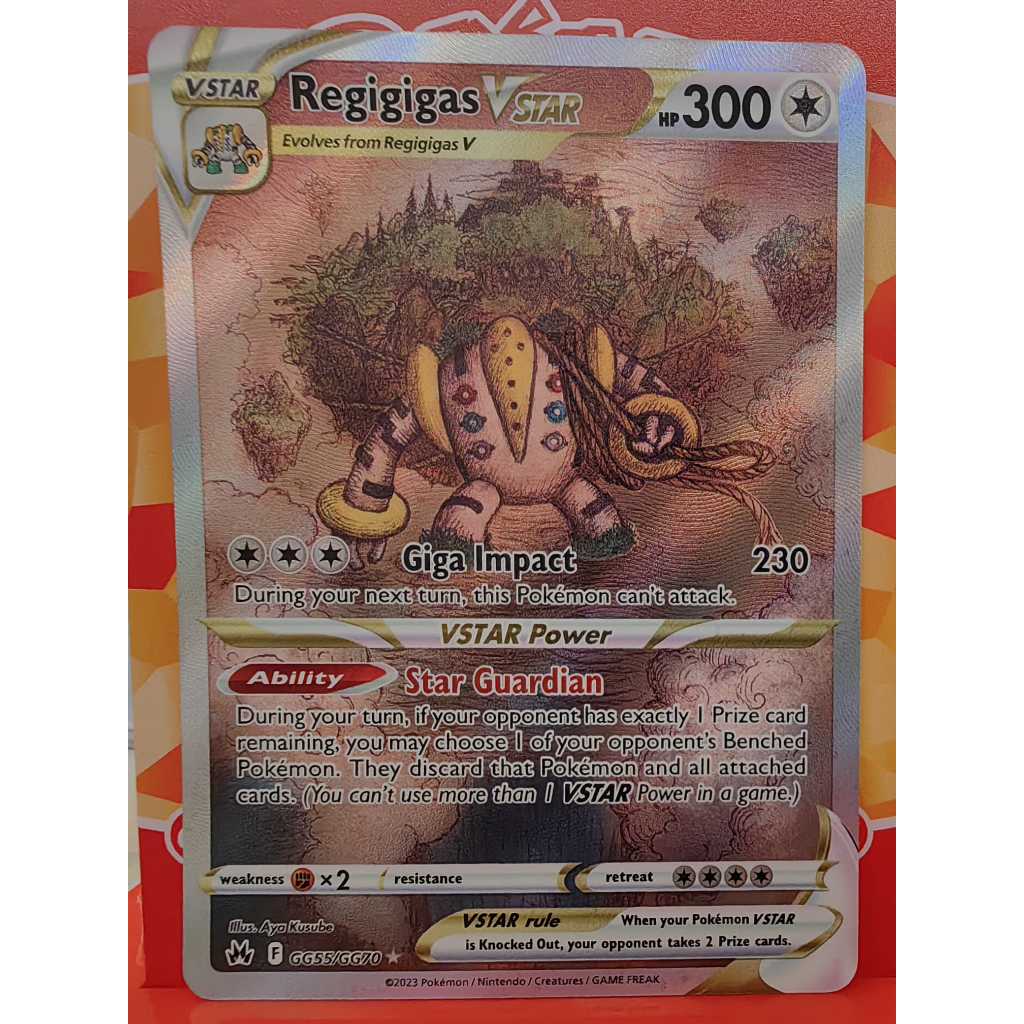 Regigigas VSTAR -GG55/GG70 / Ultra Crown Zenith: Galarian Gallery (CRZ ...