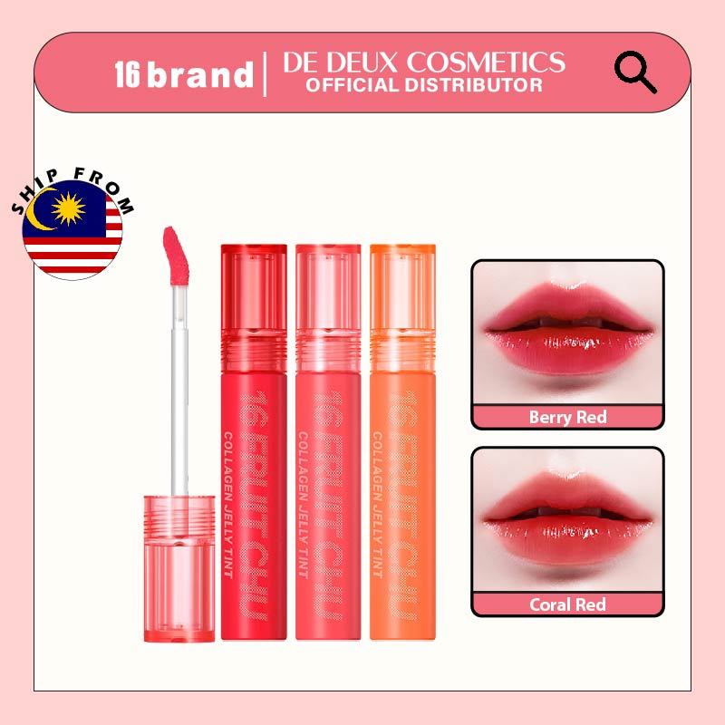 16BRAND New Fruit Chu Collagen Jelly Tint (4.1g) | Shopee Philippines