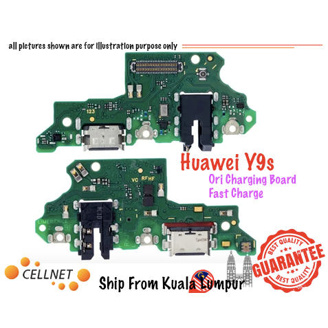 [Cellnet] Huawei h.wei Y9s Charging Board with mic New Senang Pasang | Shopee Philippines