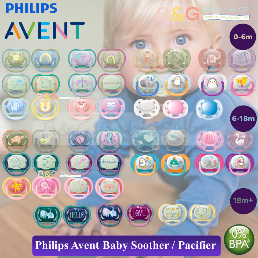 Philips Avent Berry Ultra Soft Air Orthodontic Silicone Soother ...