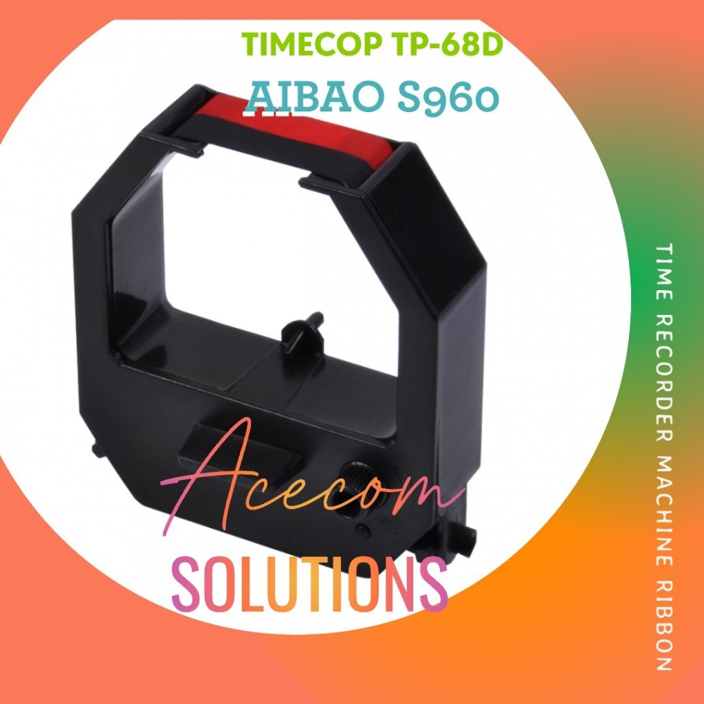 Timecop TP68D Aibao S960 Punch Card Machine Time Clock Ribbon ...
