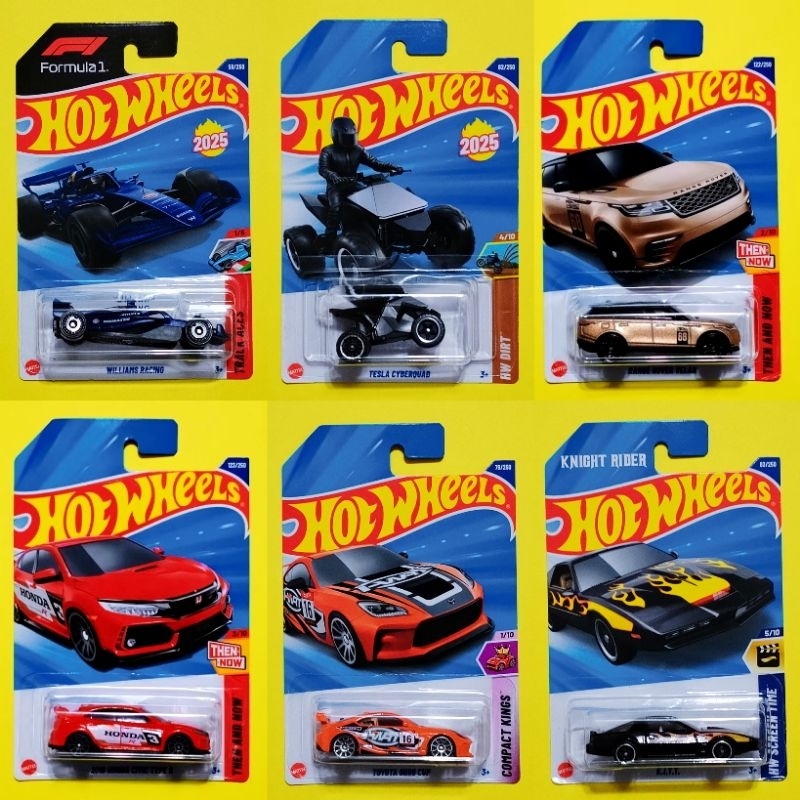 [NEW] Hot Wheels 2025 Mainline Mix case Vol. 1 F1 | Shopee Philippines
