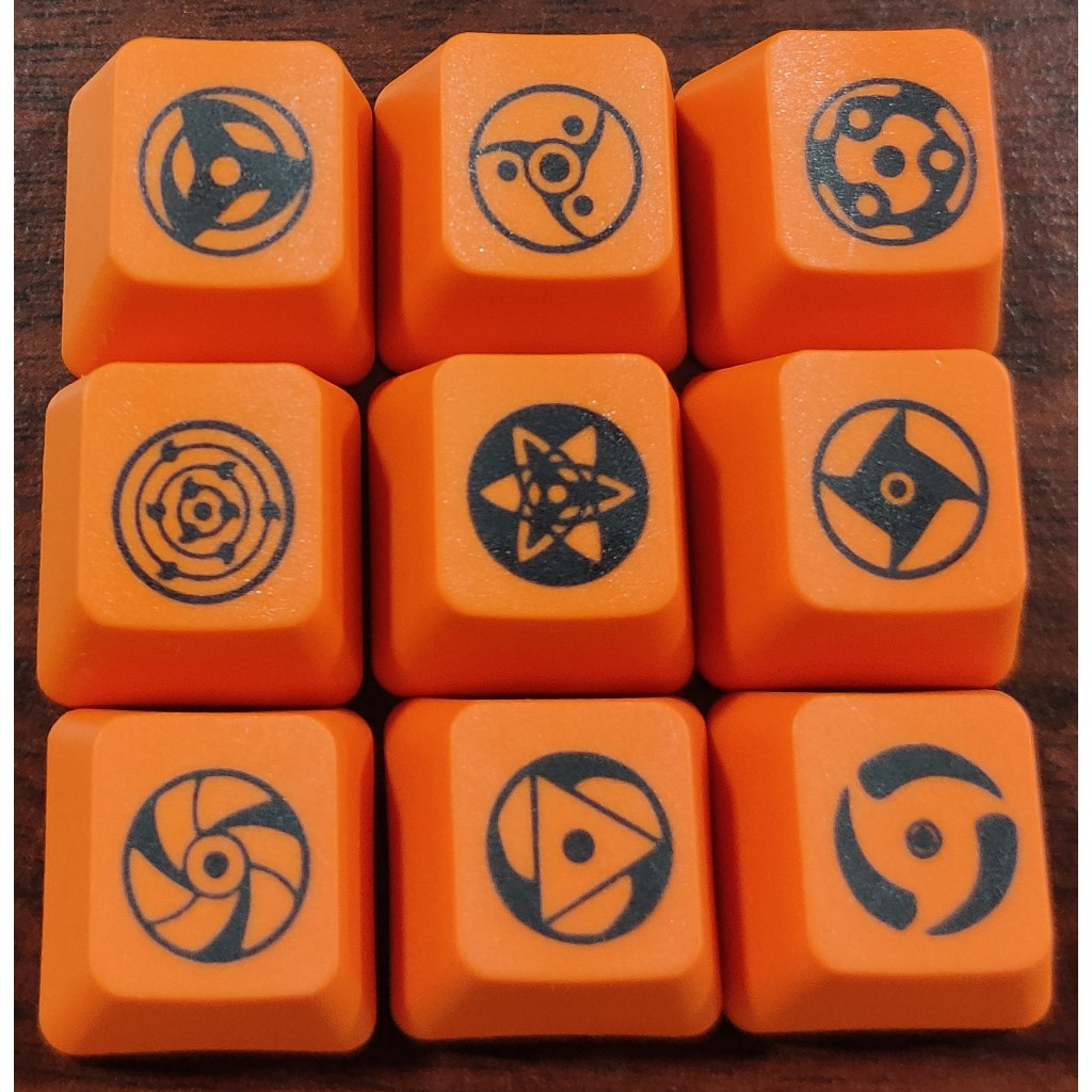Naruto Sharingan Eyes PBT Keycap | Shopee Philippines