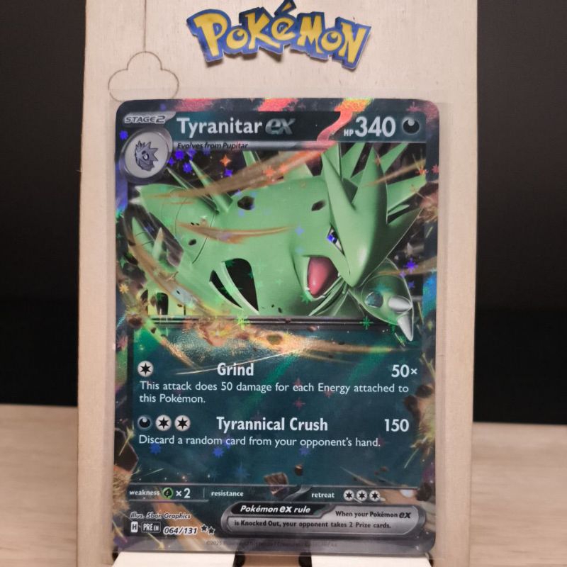 Tyranitar EX PRE 064/131 Pokemon PTCG SV8.5 Prismatic Evolutions UR | Shopee Philippines