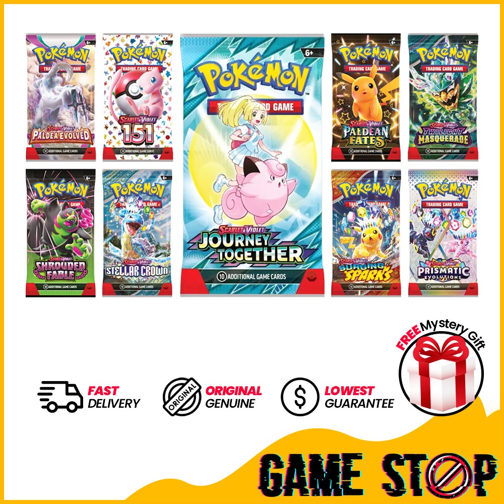 Pokemon TCG Scarlet Violet Booster Pack - Prismatic Evolutions Surging ...