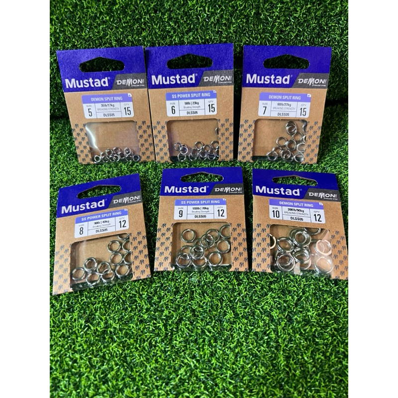 Mustad Demon Fishing Split Ring DLSS05 | Shopee Philippines
