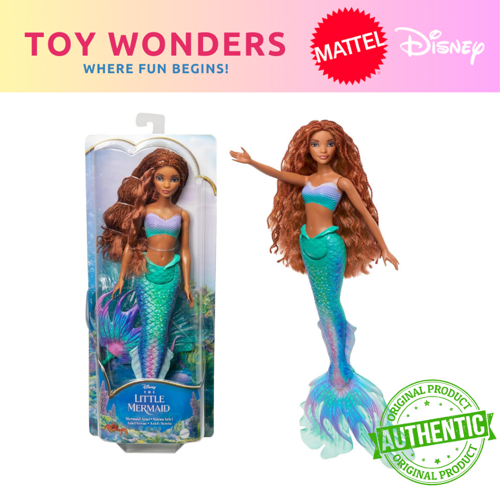 Mattel Disney Ariel Mermaid Doll from The Little Mermaid Movie | Shopee ...