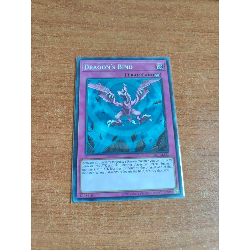 Yugioh : 25AT-AE122 Dragon's Bind (COMMON) | Shopee Philippines