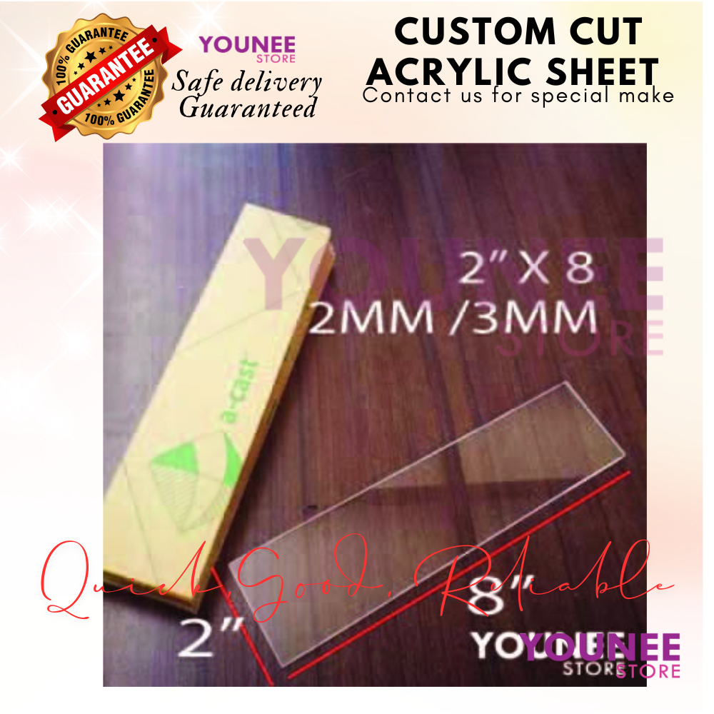 2 inches ACRYLIC SHEET ( GOOD QUALITY ) / CASTING GRADE | Shopee ...