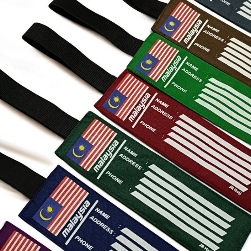 Luggage ID Tag Bag PVC Luggage Hajj & Umrah Travel Durable | Shopee ...