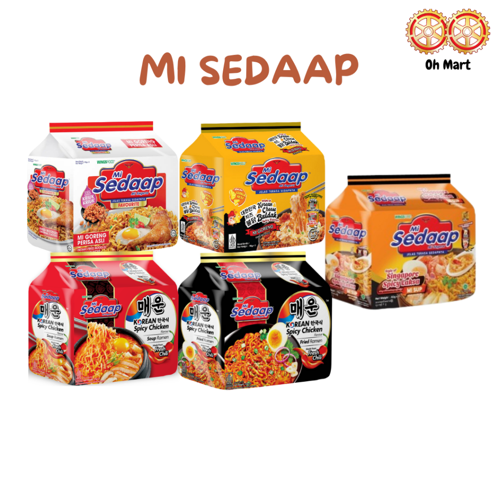 Mi Sedaap Korean Spicy Soup/ Korean Spicy Chicken Instant Noodles ...