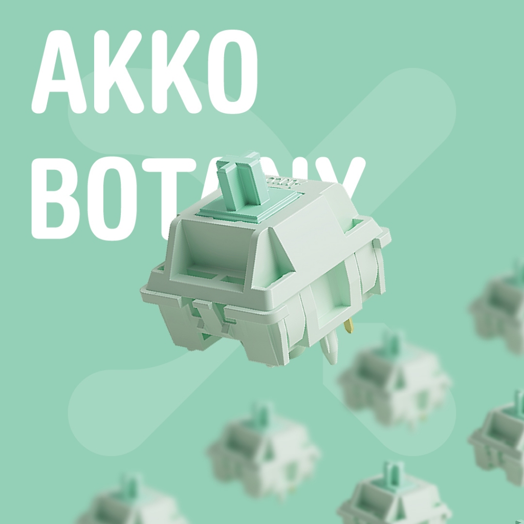 [LINEAR] Akko Botany 50gf Linear Factory Lubed Mechanical Switch ...