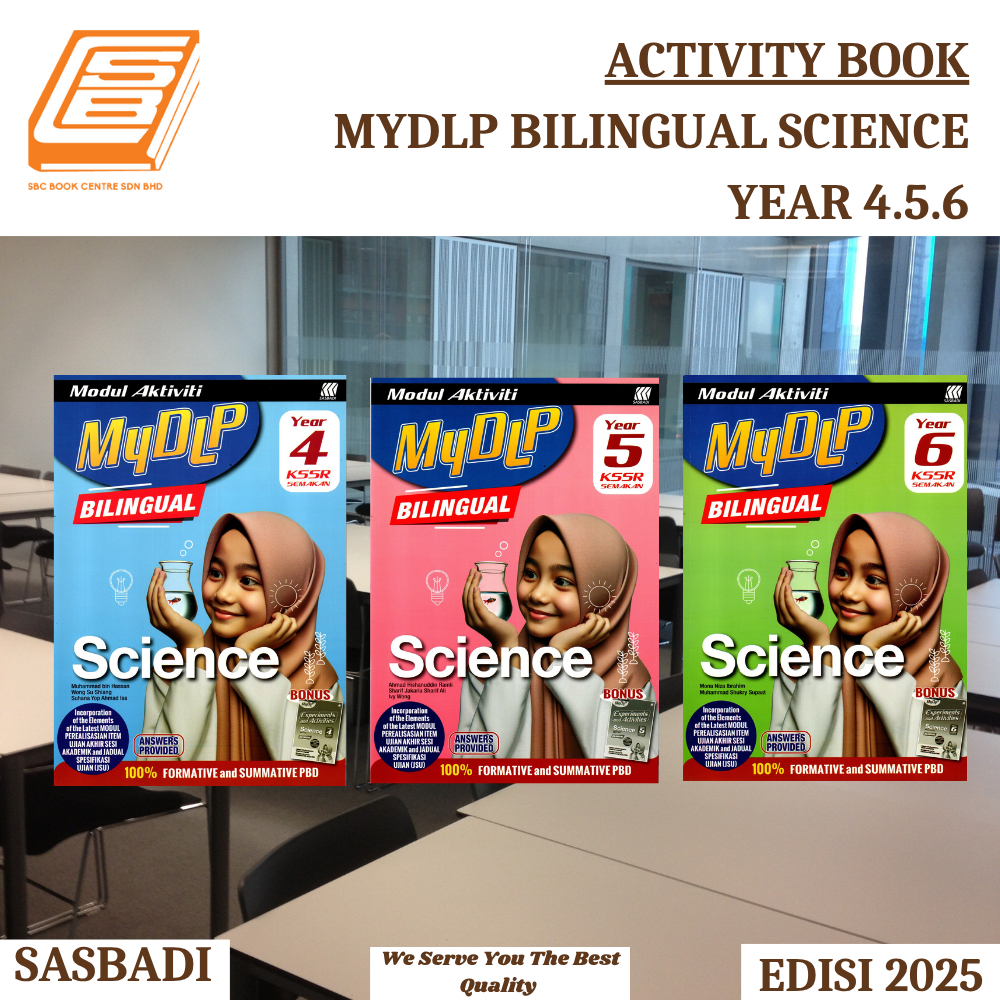 [SBCB] Activity Book : MyDLP Bilingual Year 4.5.6 Science ( Sasbadi ) | Shopee Philippines