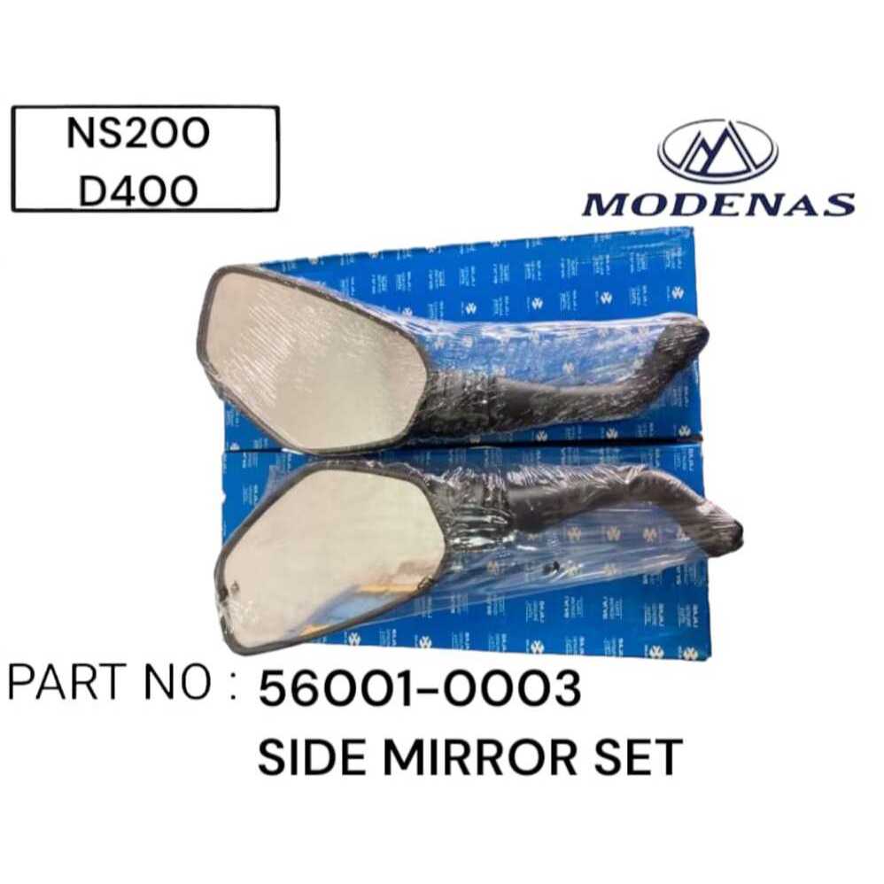 PULSAR NS200 / DOMINAR 400 SIDE MIRROR SET 56001-0003 D400 NS 200 ...