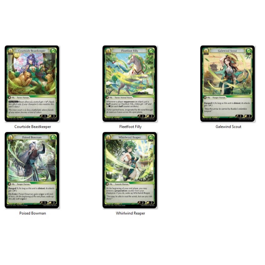 [Grand Archive] Abyssal Heaven Wind Ally [C] Galewind Scout, Courtside ...