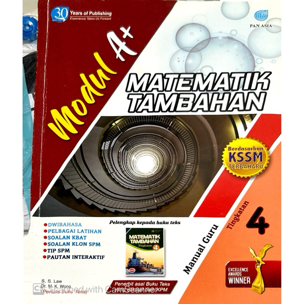 New Manual Additional Mathematics Module Teacher Form 4 (KSSM ...