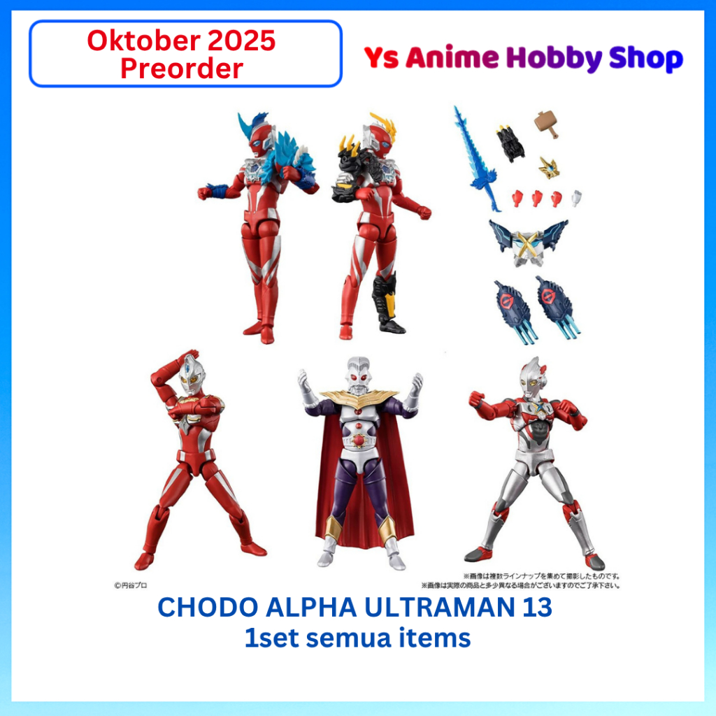 Bandai Chodo Alpha Ultraman 13 Ultraman King Ultraman Max Anime Figure ...