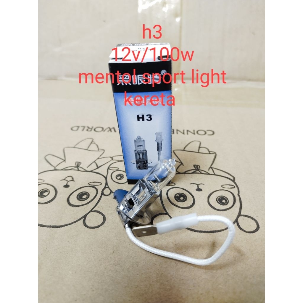 1pcs h3/12v/100w mentol sports light kereta | Shopee Philippines
