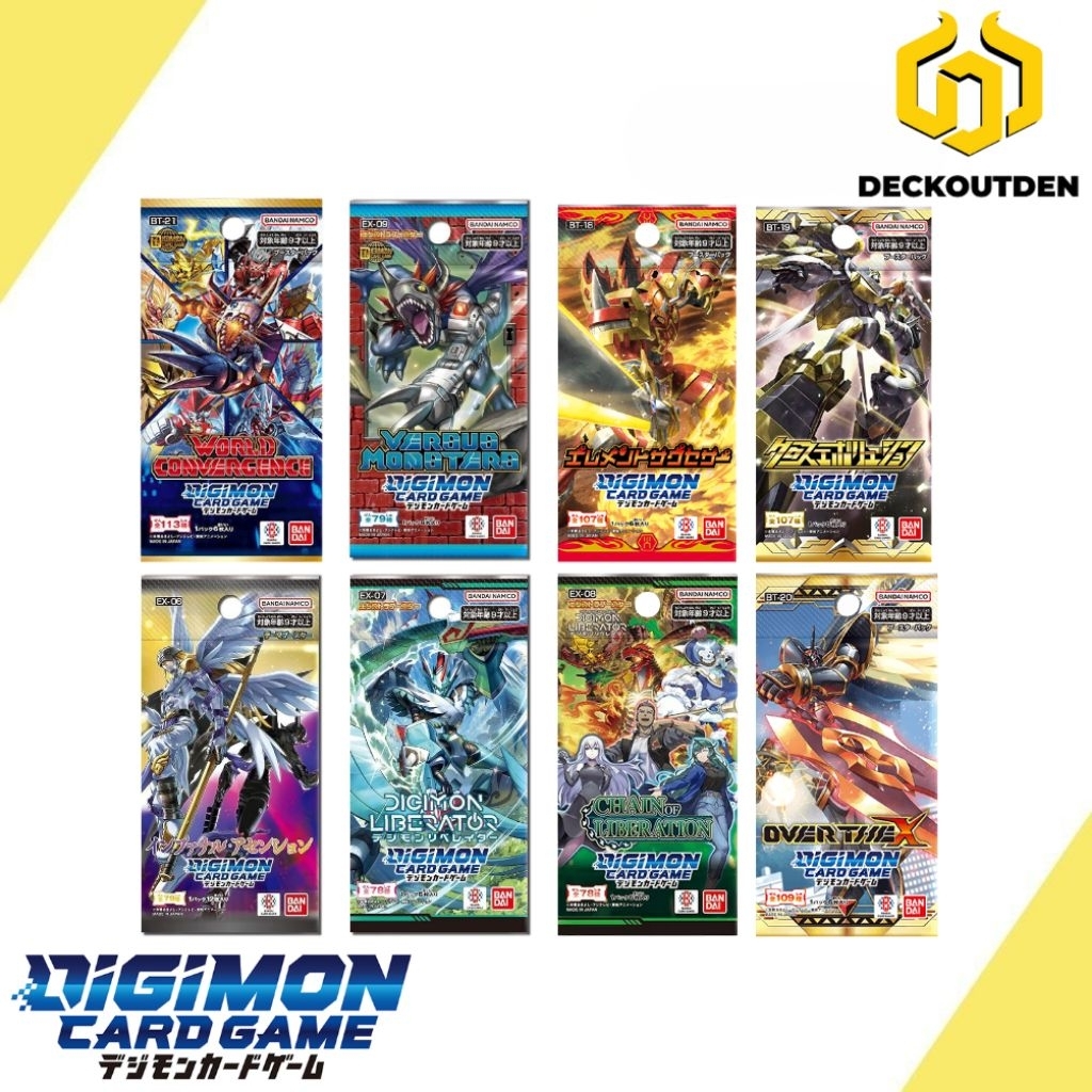 Digimon TCG Booster Pack ( BT21 / EX09 / BT18 / BT19 / EX06 / EX07 ...