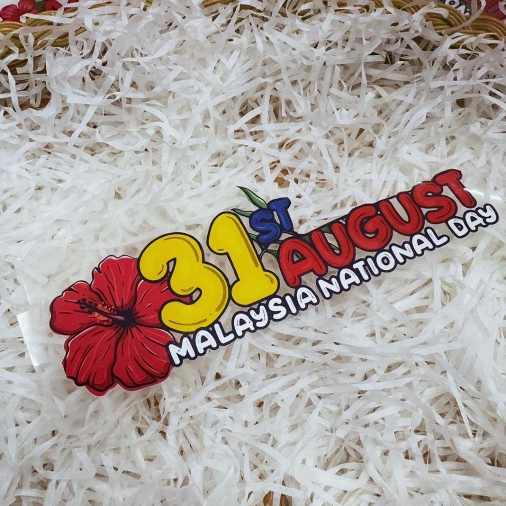 Sticker Baju Gosok Tema Merdeka/Iron On Sticker Fabric/Iron on Sticker ...