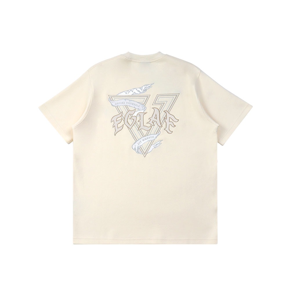 EGLAF Sculpta Triangle Logo Tee (CreamWhite) | Shopee Philippines