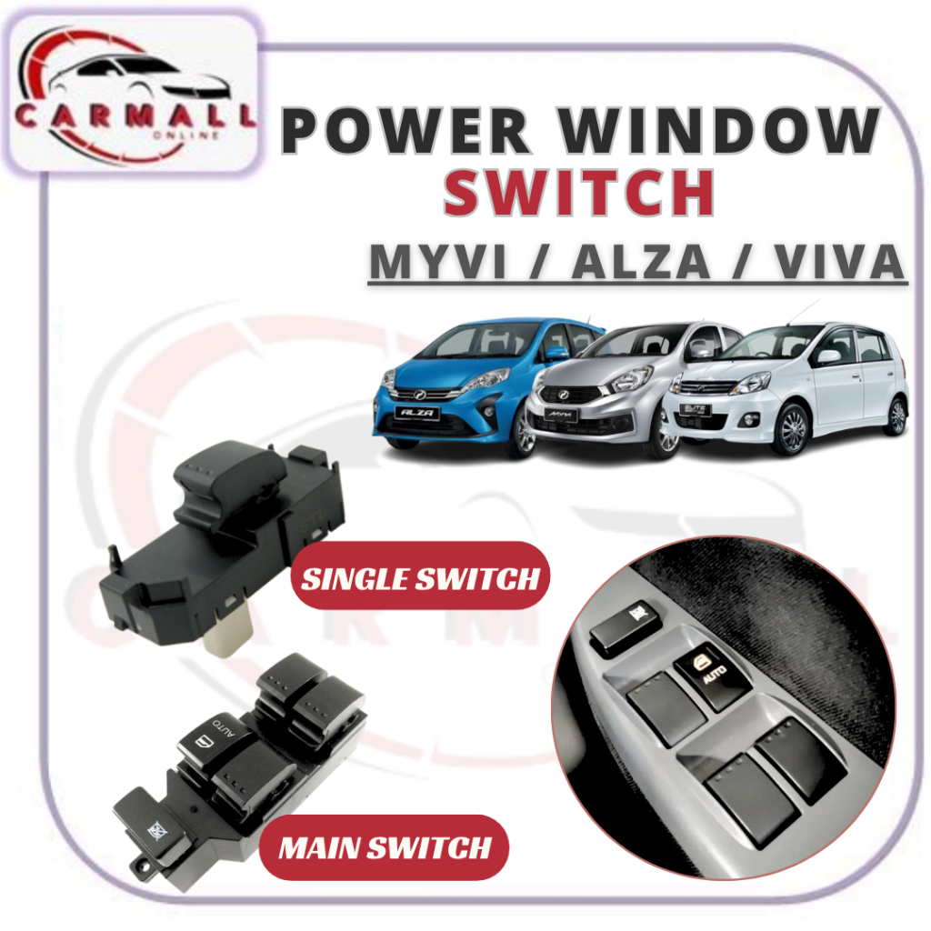Perodua Myvi Alza Viva (Auto Down Driver Side RHS) Window Power Main ...