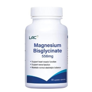 LAC Magnesium Bisglycinate 556mg (60 Vegetable Capsules) | Shopee ...
