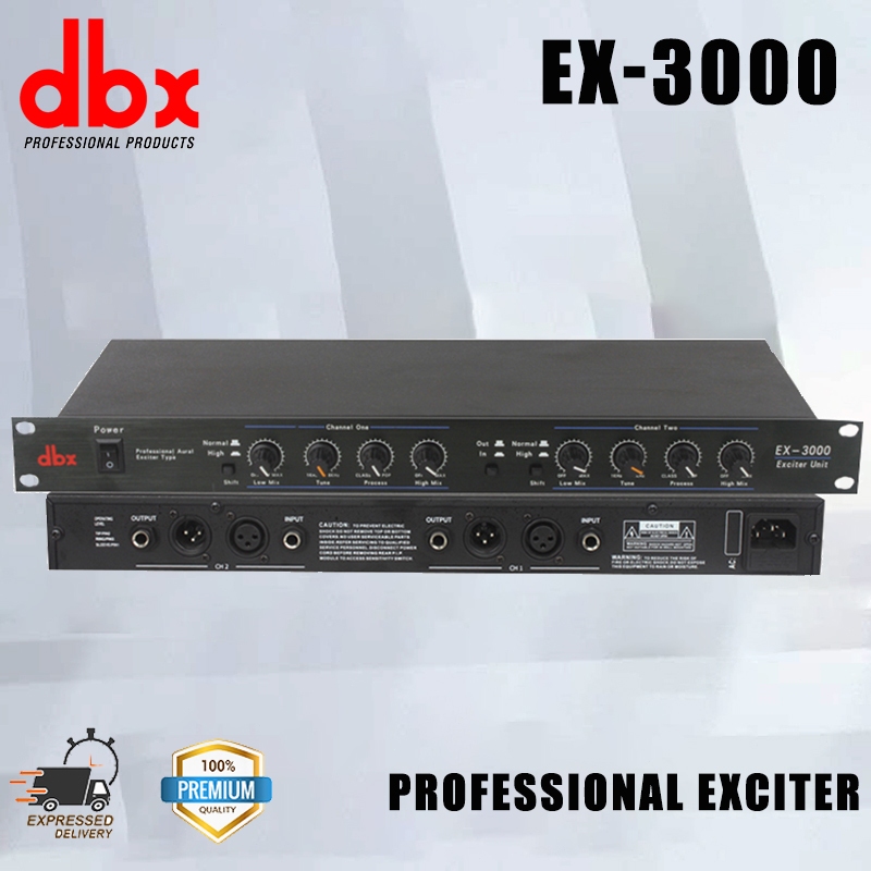 DBX EX3000/EX4000+ Bass Booster MAXIMIZER Digital Audio Boost Sound ...