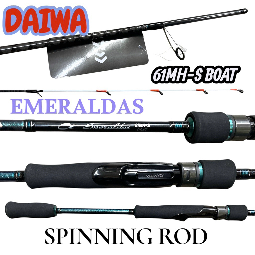 DAIWA EMERALDAS BOAT EGING SPINNING FISHING ROD JORAN CANDAT SOTONG | Shopee Philippines