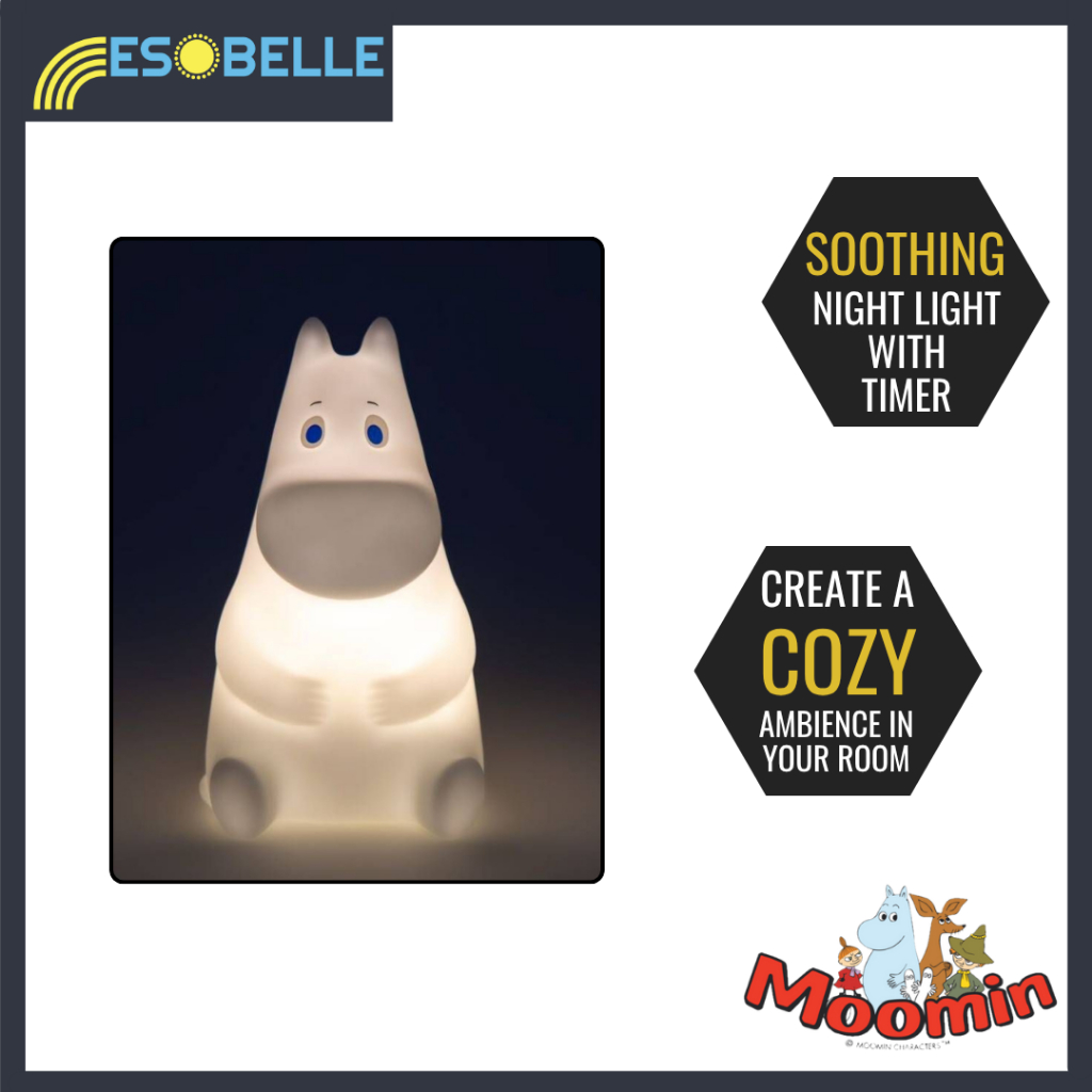 Moomin Bedroom Night Light Cute Sleeping Light for Kids Boys Girls ...