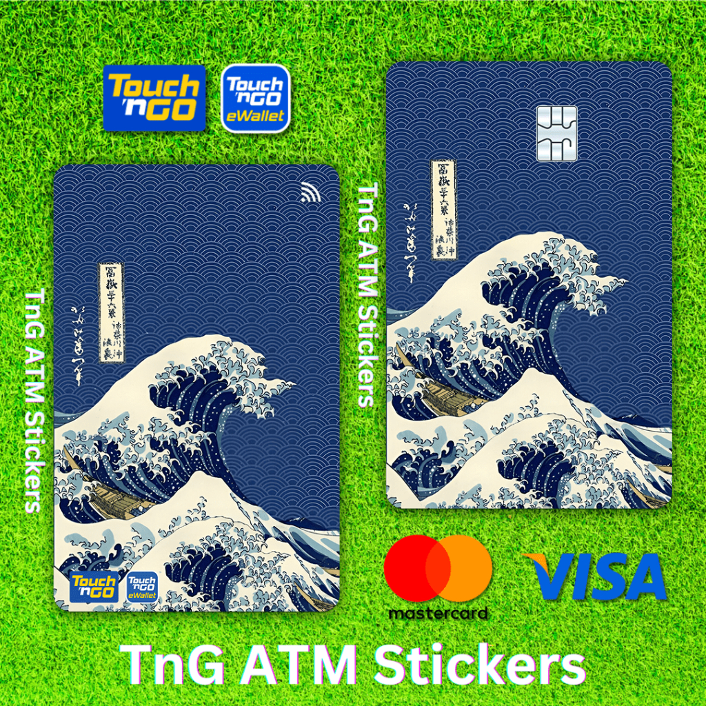 The Great Wave - Sticker Card Touch n Go TnG ATM Card Skincard Cover ...