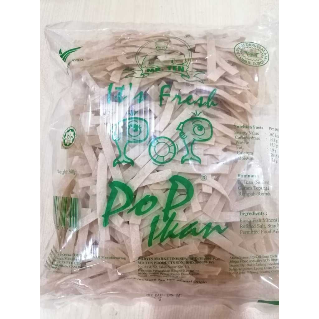Mr TEN Pop Fish Crackers 500gm | Shopee Philippines