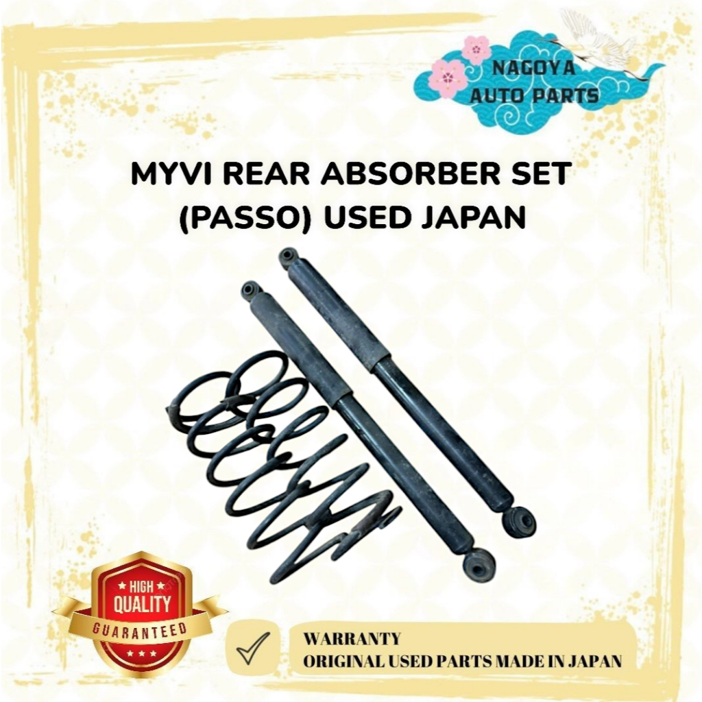 MYVI REAR ABSORBER SET (PASSO) USED JAPAN | Shopee Philippines