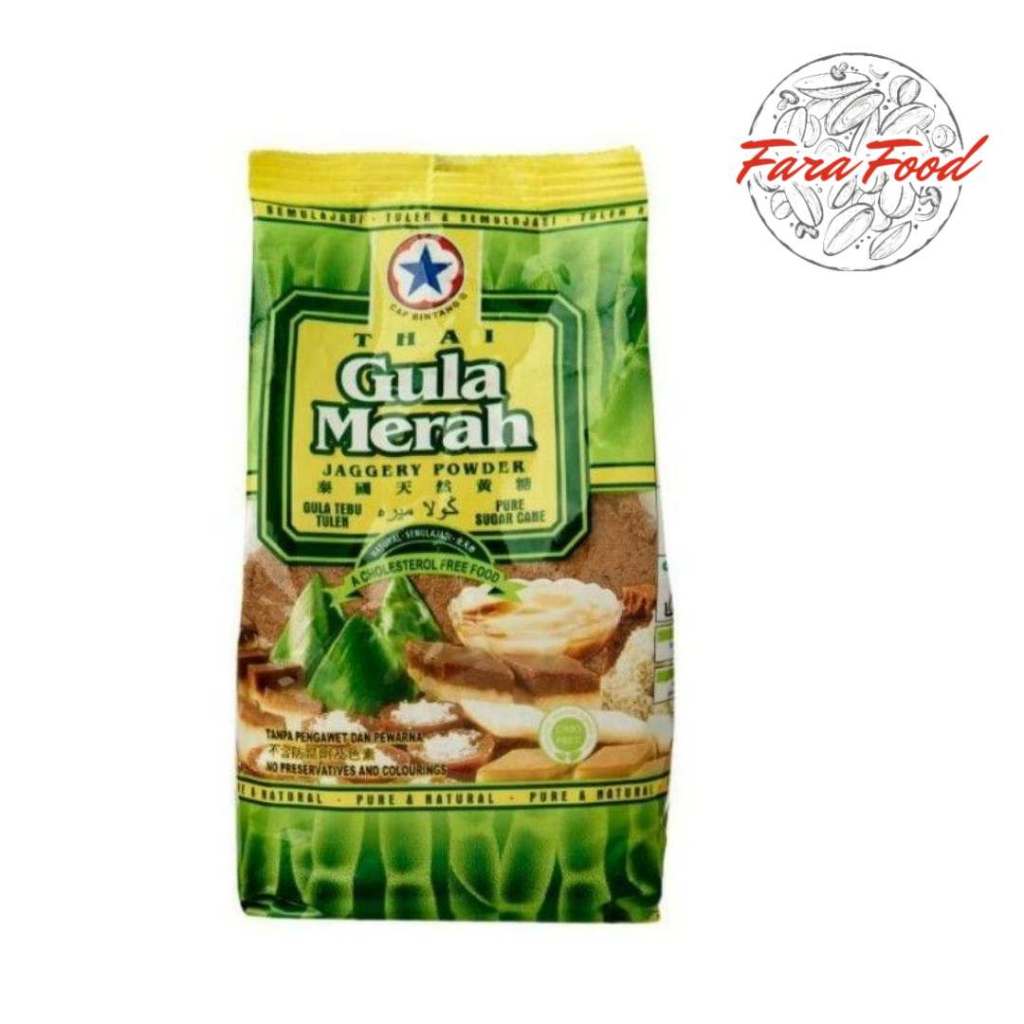 Gula Sugar Merah Thai Halal Cap Bintang Jaggery 500g | Shopee Philippines