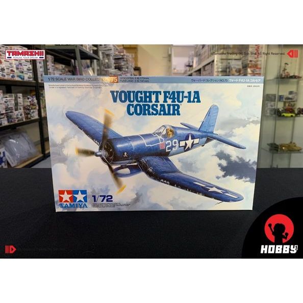 Tamiya Vought F4U-1A Corsair (Scale 1/72) | Shopee Philippines