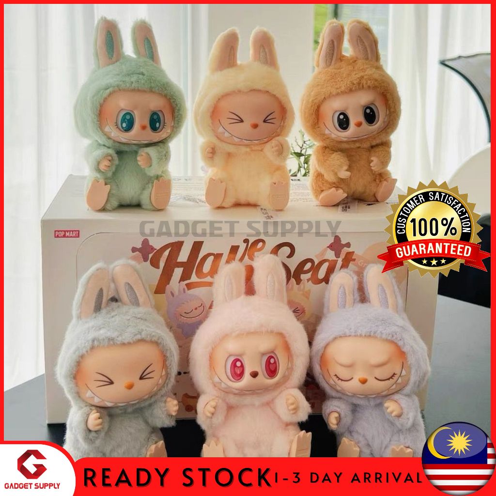 Pop Mart Labubu V1/V2 have A seat 实拍 Can Scan The Code | Shopee Philippines