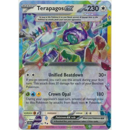 Terapagos ex / 128/142 / Ultra / Scarlet & Violet Stellar Crown Pokemon ...