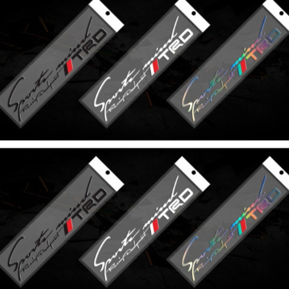 Car Sticker TRD bonet stiker TRD door windscreen sticker | Shopee ...